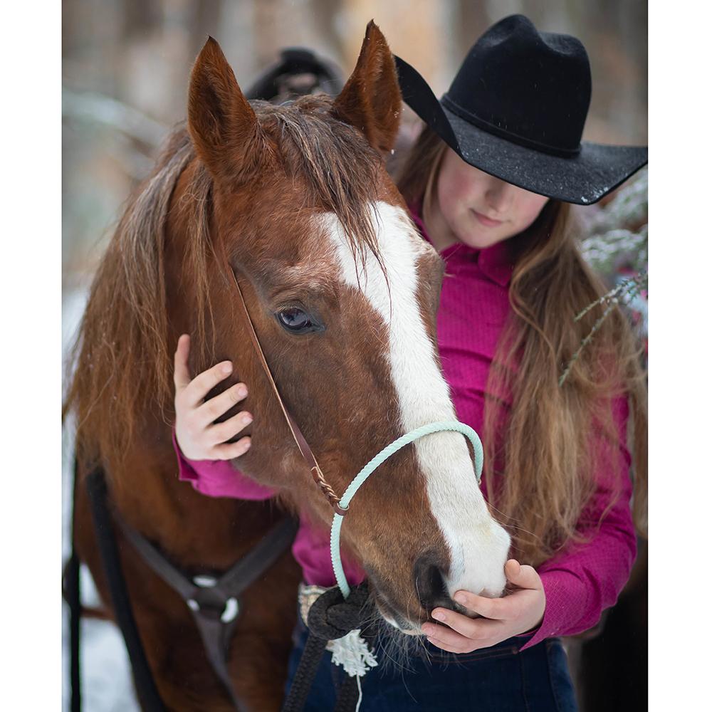 Cmr Hackamores Loping Hackamore With 8 Foot Reins