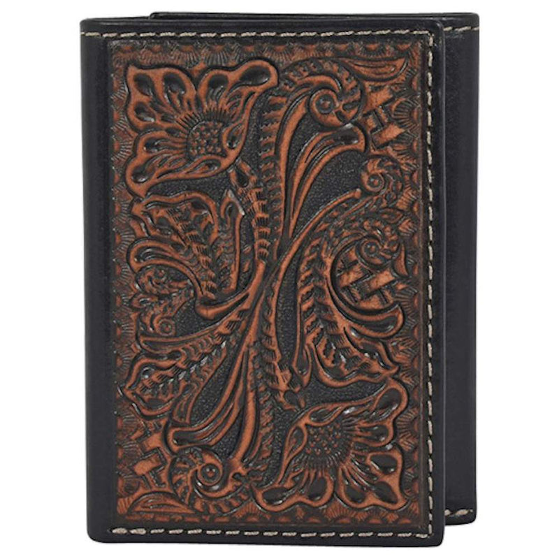 Tony Lama Tooled Trifold Wallet