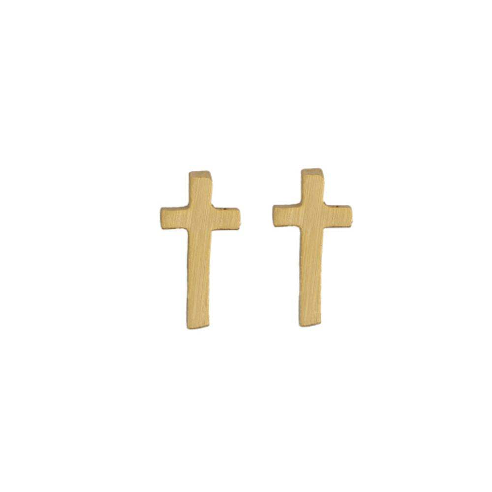 Cool And Interesting Gold Cross Earrings