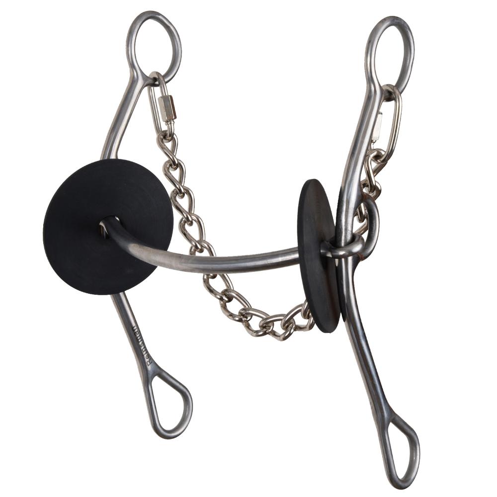Reinsman Josey Mitchell Long Shank Arched Mullen Lifter Gag Bit