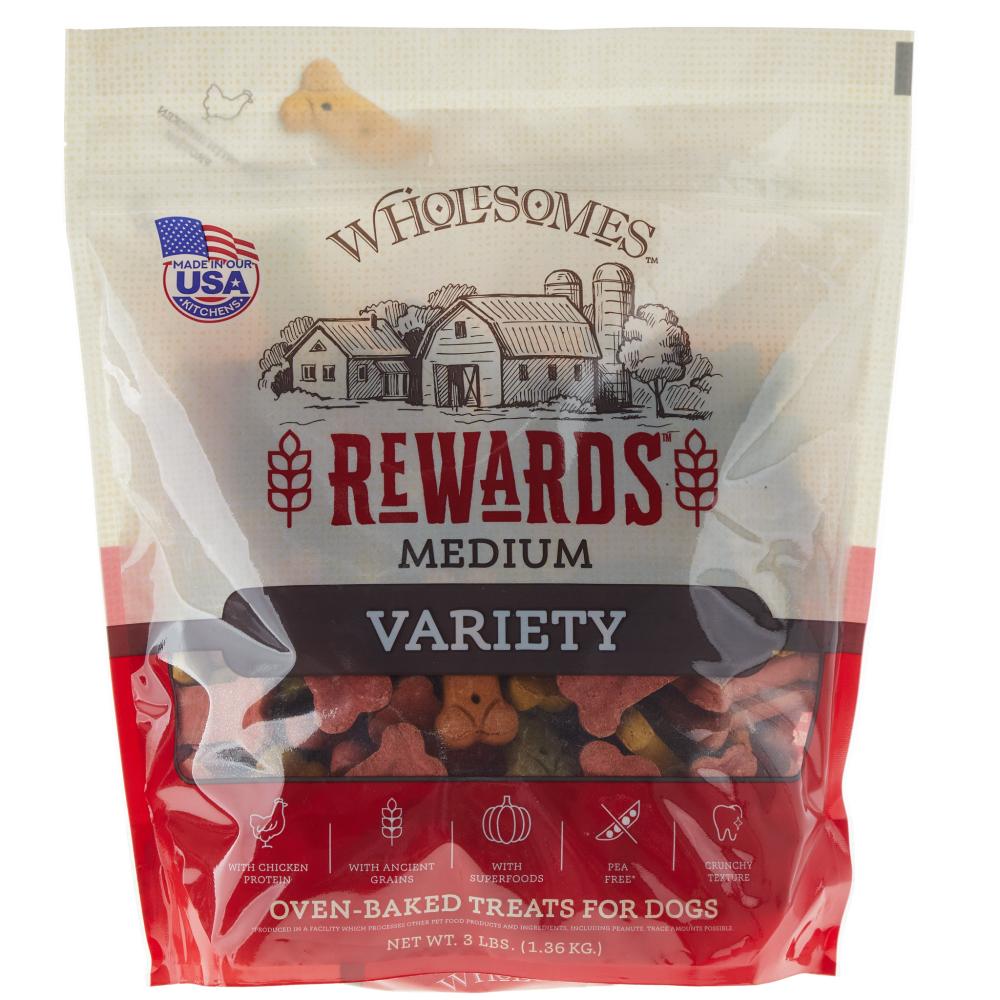 Sportmix Wholesomes Rewards Medium Variety Biscuit Dog Treats