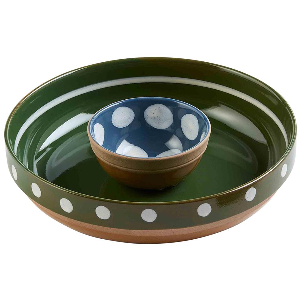 Mud Pie Dot Chip and Dip Set