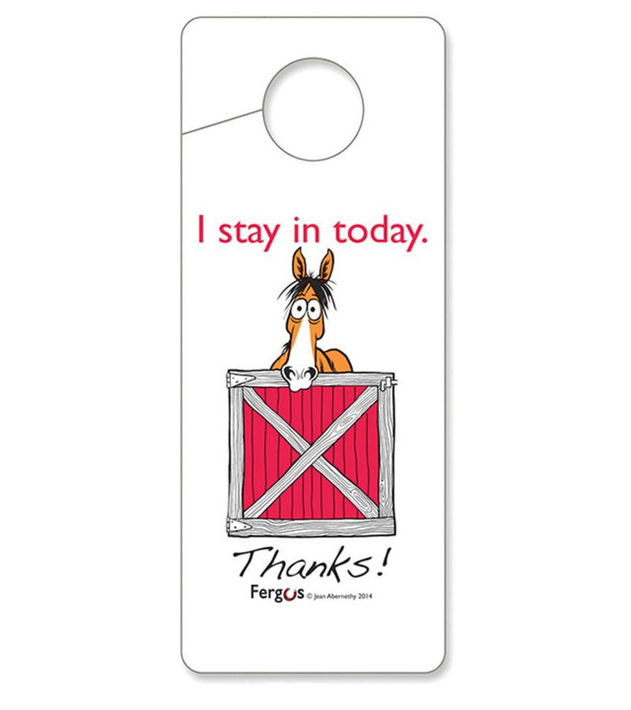 Fergus Hanging Stall Door Sign