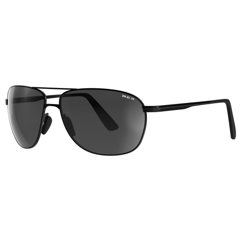 Bex Nova Matte Black and Grey Sunglasses