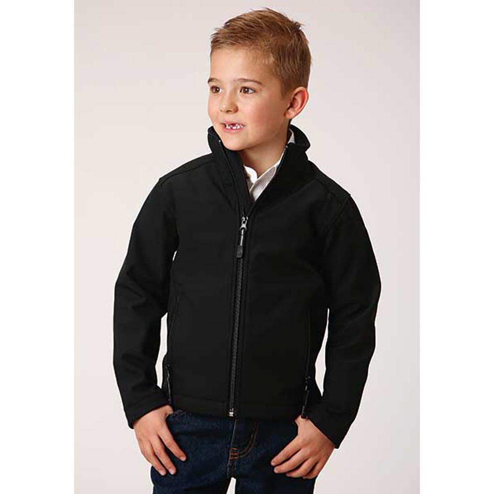 Roper Apparel Boy's Black Softshell Jacket