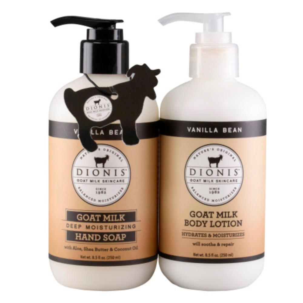 Dionis Vanilla Bean Body Lotion Hand Soap Set — NRS