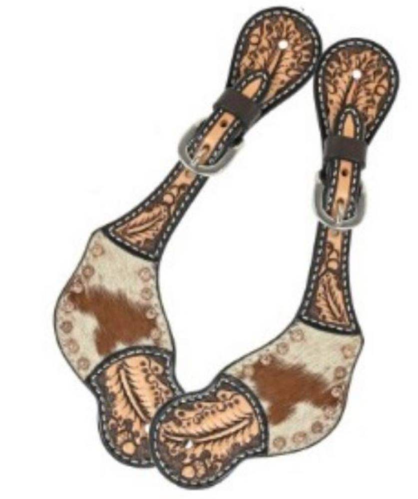 Rafter T Ranch Company Ladies Youth Cowhide Collection Spur Straps