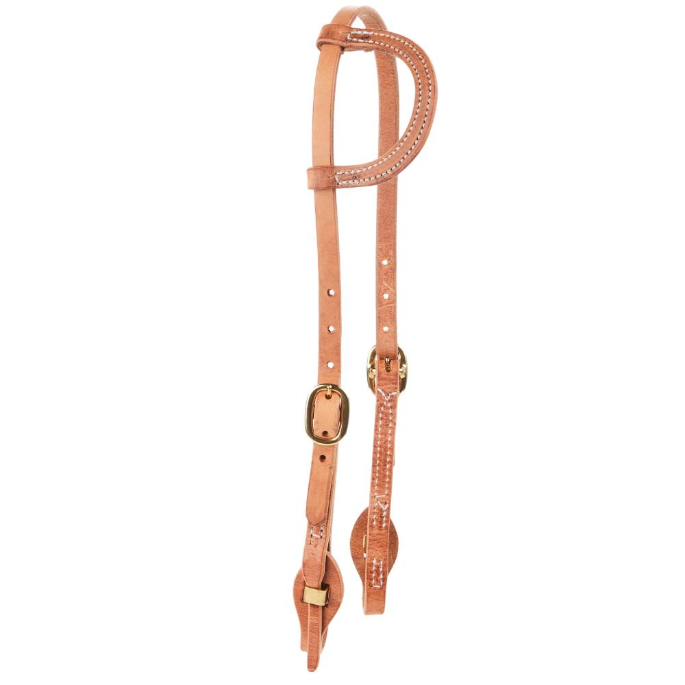 NRS TACK Single Ear Headstall with Quick Change Box Loops
