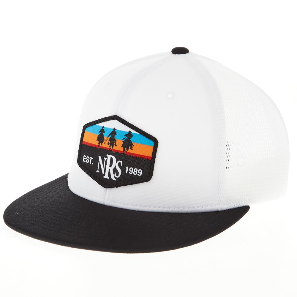 NRS Cowboy White and Black Cap