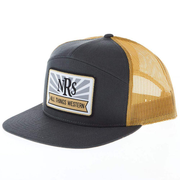 NRS All Things Western Charcoal and Gold Cap