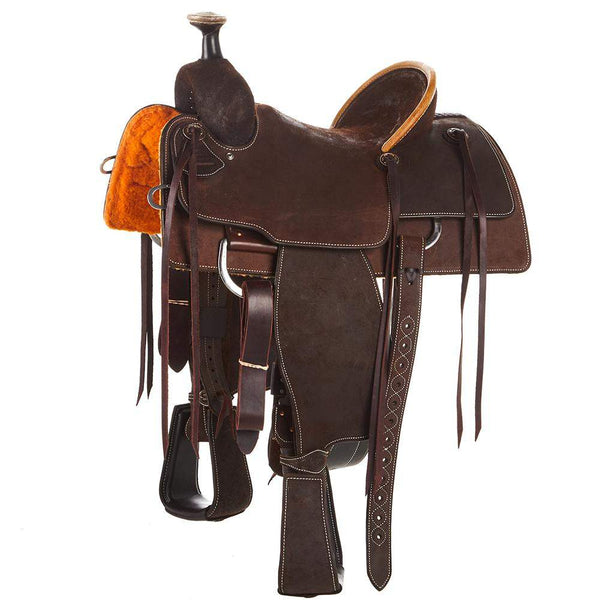 Martin Saddlery Chocolate Roughout Team Roper