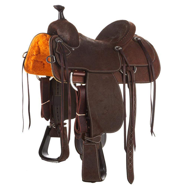 Martin Saddlery Chocolate Roughout Team Roper