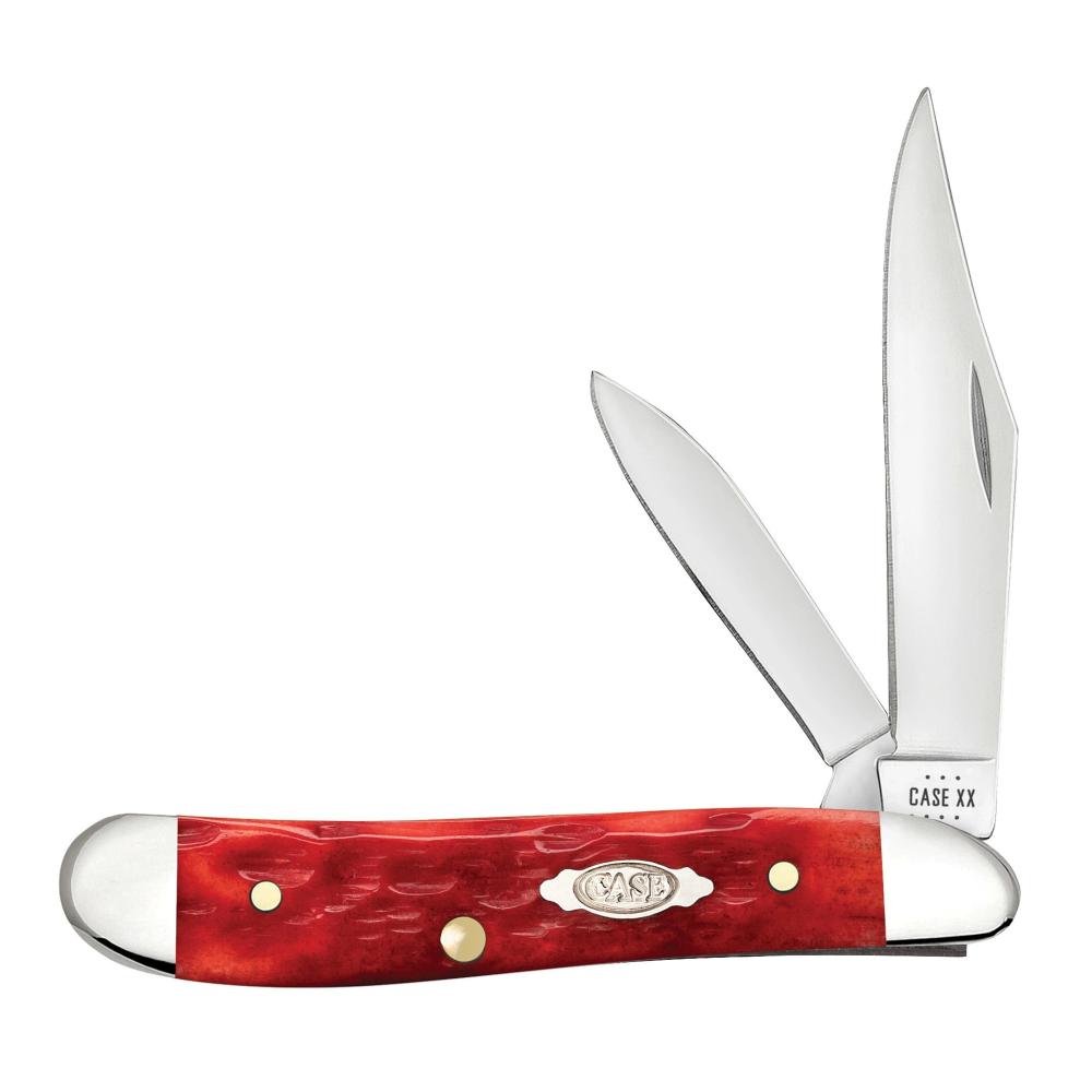 Case Dark Red Bone CS Peach Seed Jig Peanut (6220 CS)