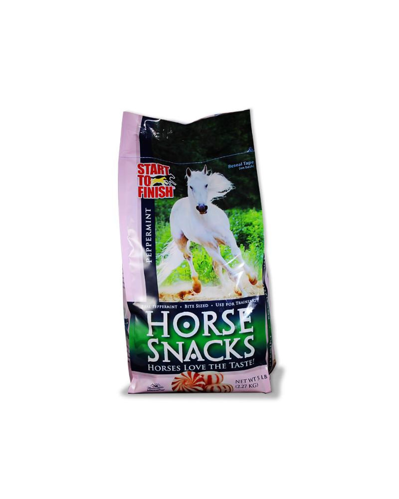 Manna Pro Start To Finish Horse Snacks Peppermint 5lb