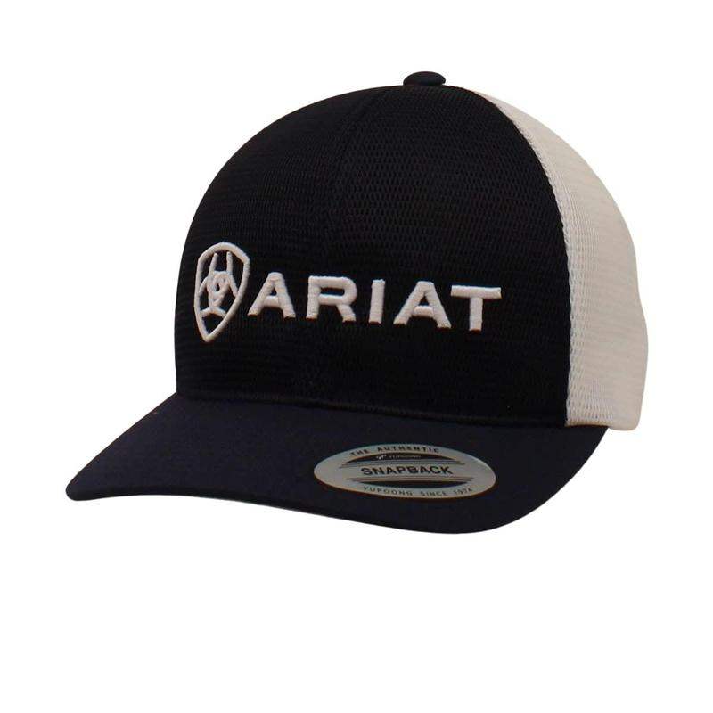Ariat Embroidered Logo Navy and White Cap
