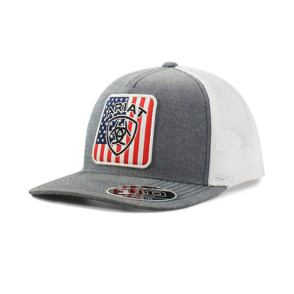 Ariat USA Flag Denim Cap