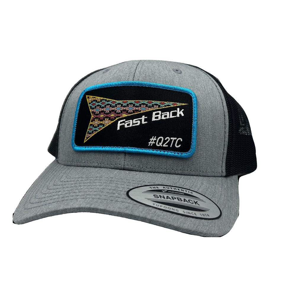 Red Dirt Hat Company Aztec Grey Fastback Rope Cap