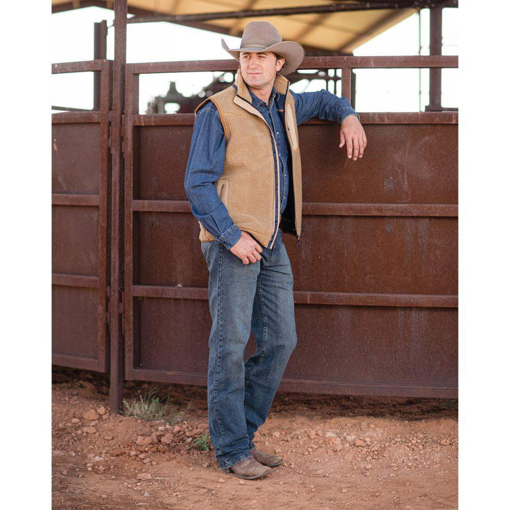 STS Ranchwear Men's Calgary Tan Vest