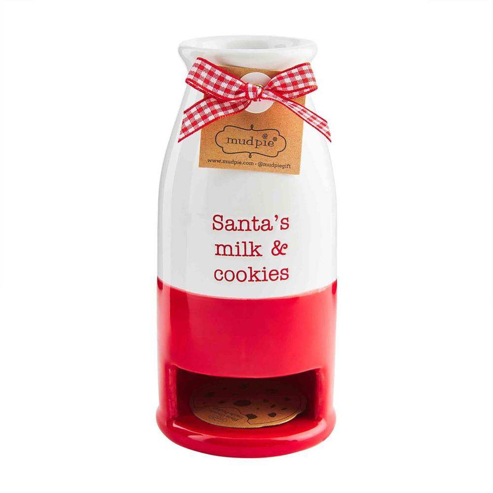 Mud Pie Two Tone Santa Bottle