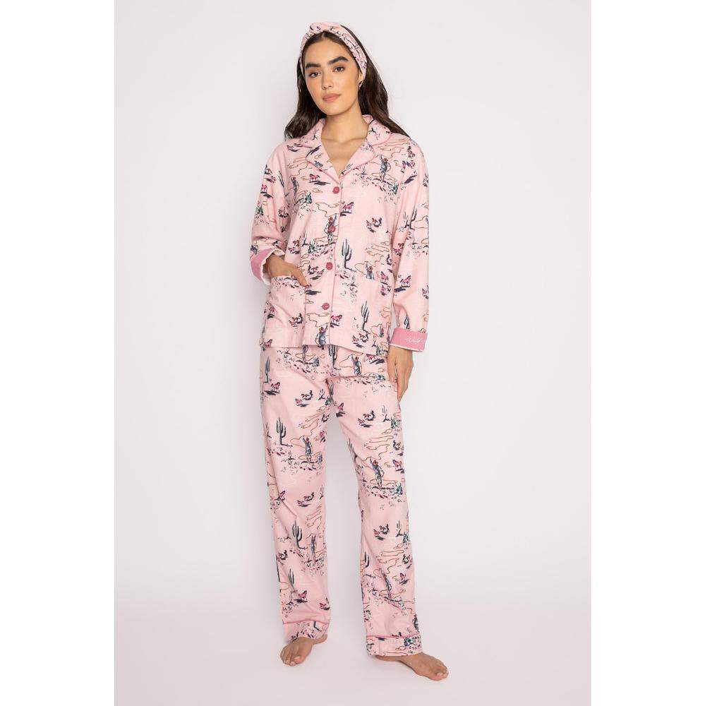 Pj Salvage Women's Flannel PJ Set