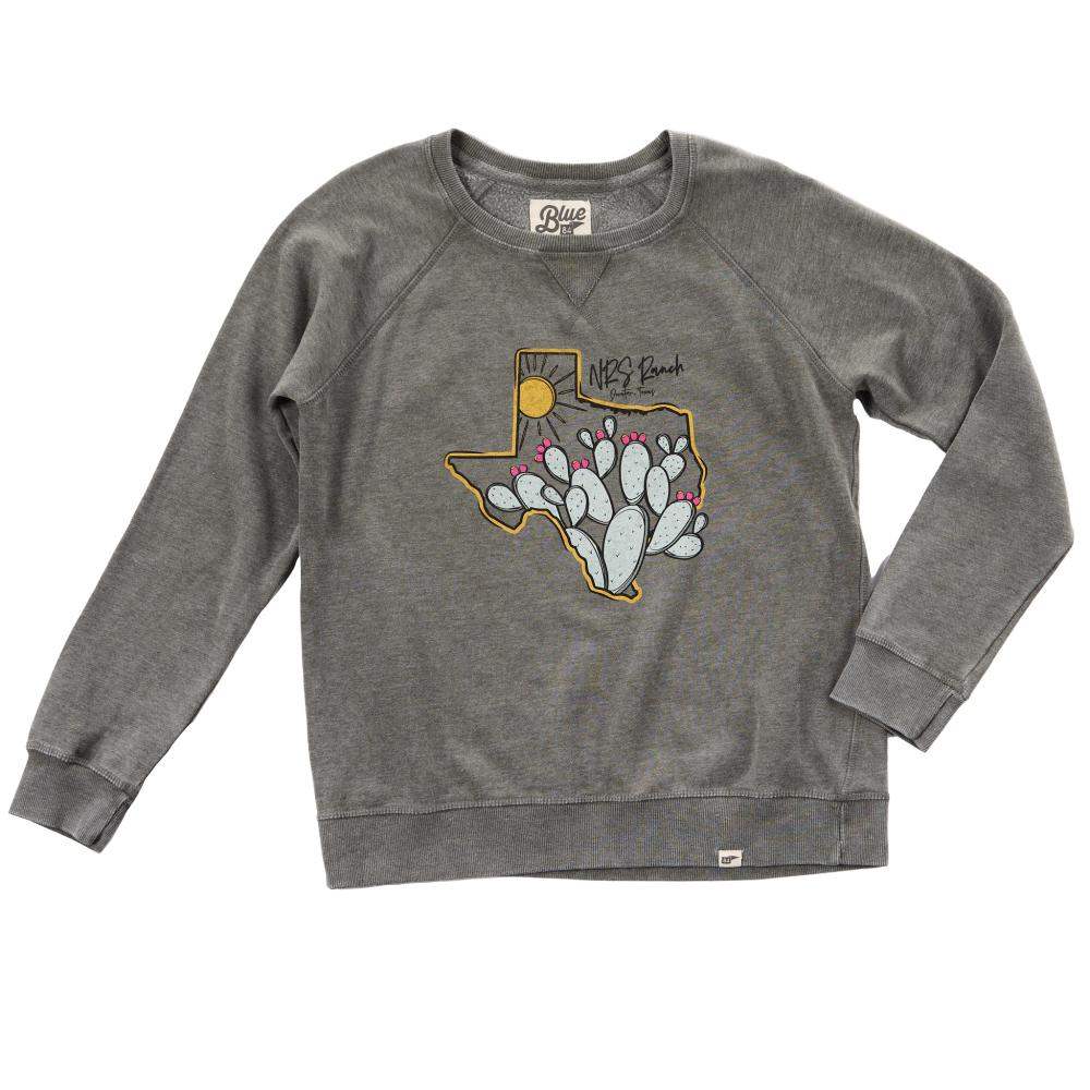 NRS Ranch Texas Cactus Crewneck
