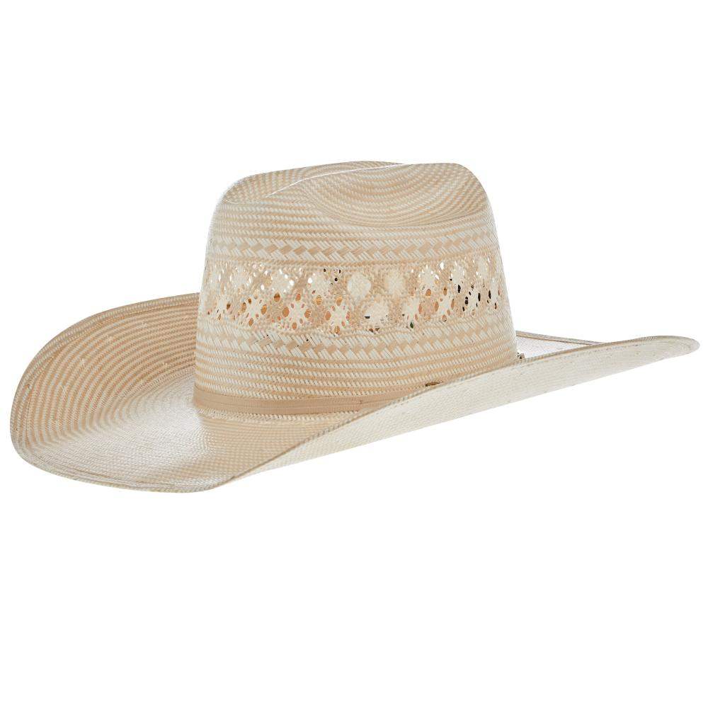 American Hats 15 Star Open Crown 4 1/4 In Brim Round Oval Cowboy Hat