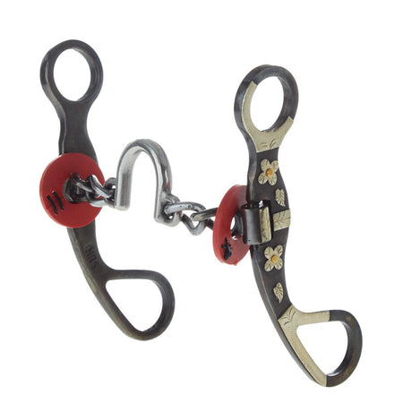 NRS Tack Ported Chain 6in. Shank Floral Bit