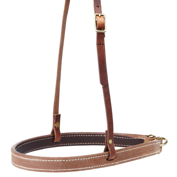 Cowperson Tack 1 Inch Roughout Harness Leather Noseband