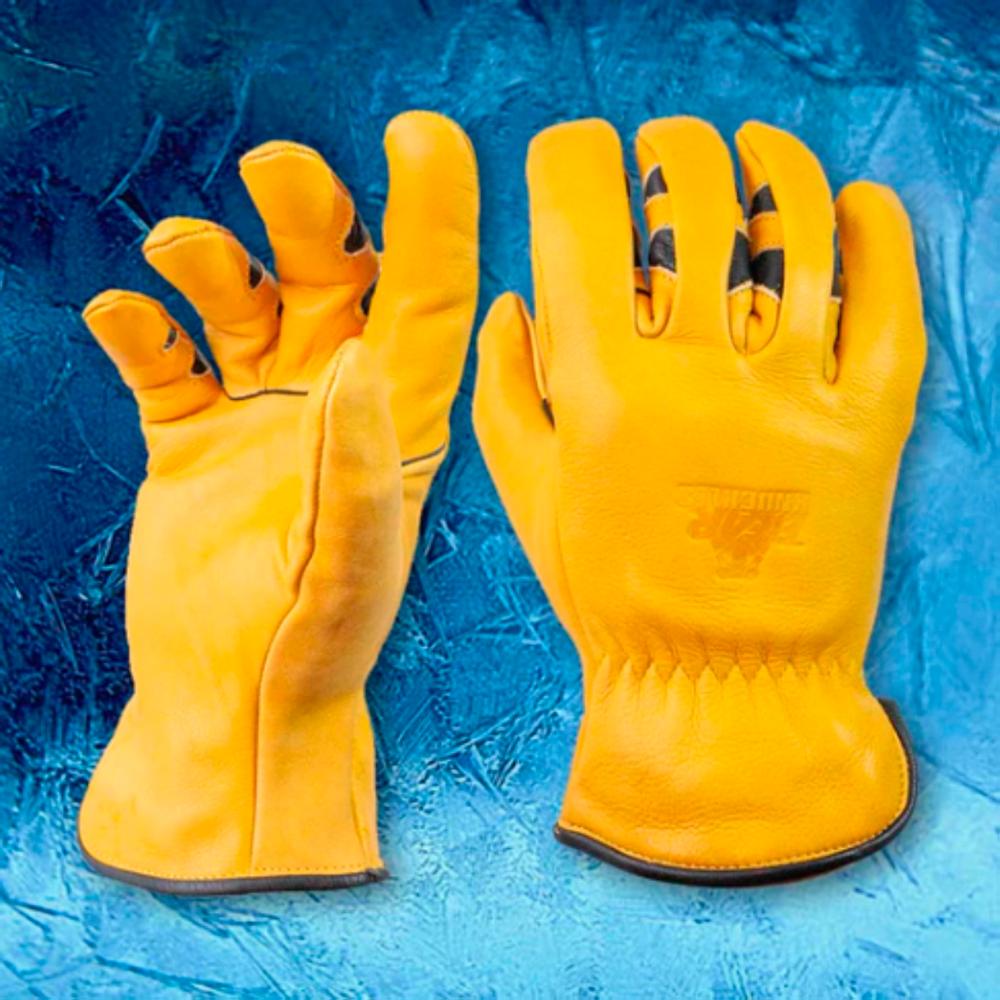 Bear Knuckles Fleece Lined Water Resistant Cowhide Work Gloves