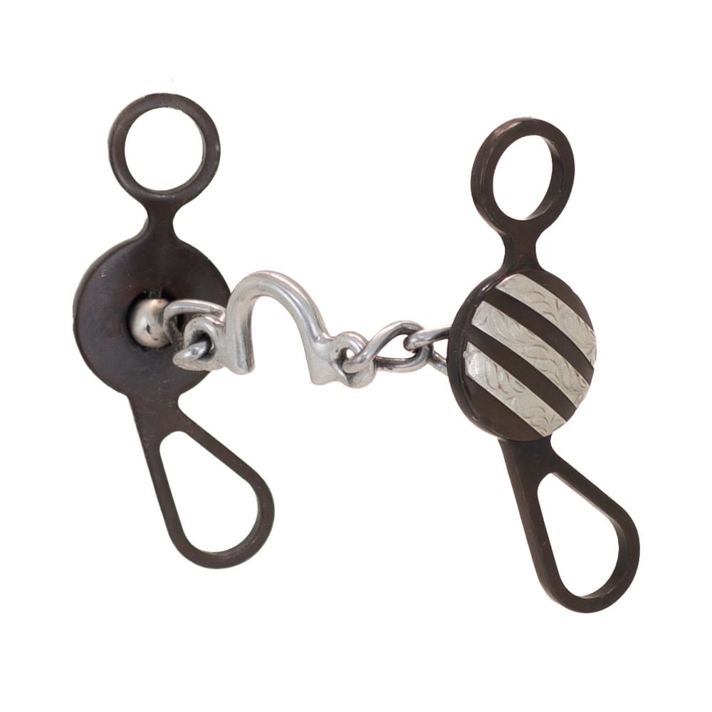 Cowboy Tack Tyler Magnus Ported Chain Concho Short Shank Bit