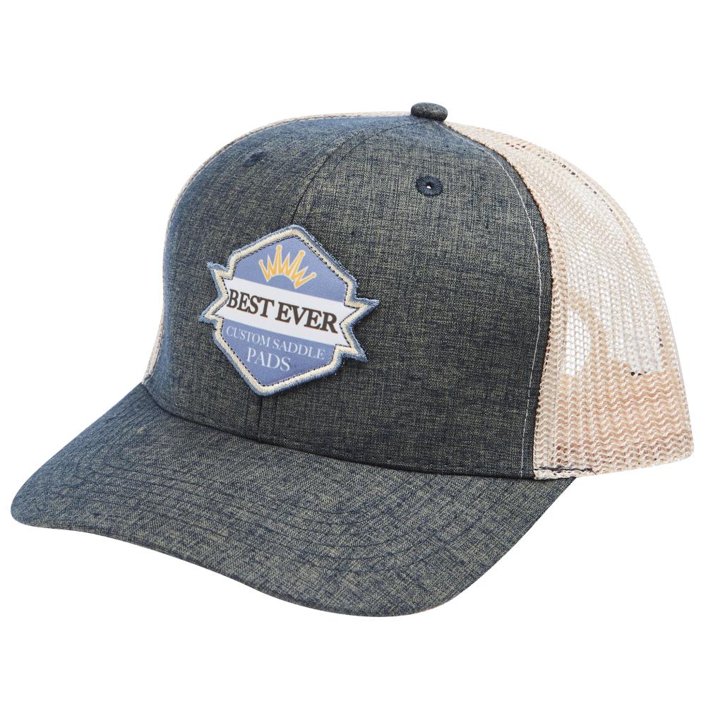 Best Ever Pads Heathered Hunter Green Patch Mesh Back Cap