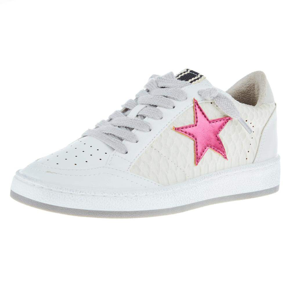 Shu Shop Kids Cherry and White Paz Casual Shoe