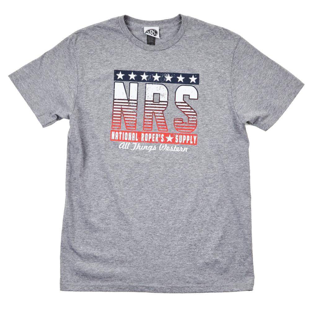 NRS Red and White Stars Logo Tee