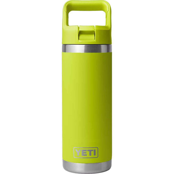 Yeti Coolers Rambler 18oz Straw Bottle Chartreuse