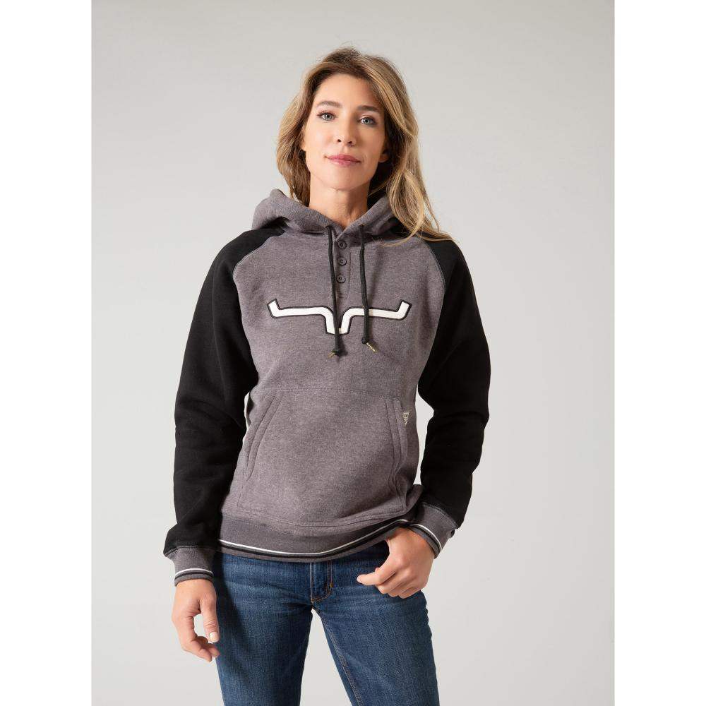 Kimes Ranch Apparel Womens Amigo Charcoal Hoodie