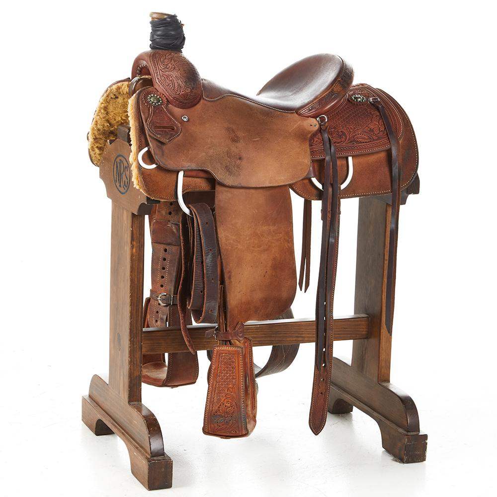 Mike`S Custom Saddlery 15in Used Team Roper