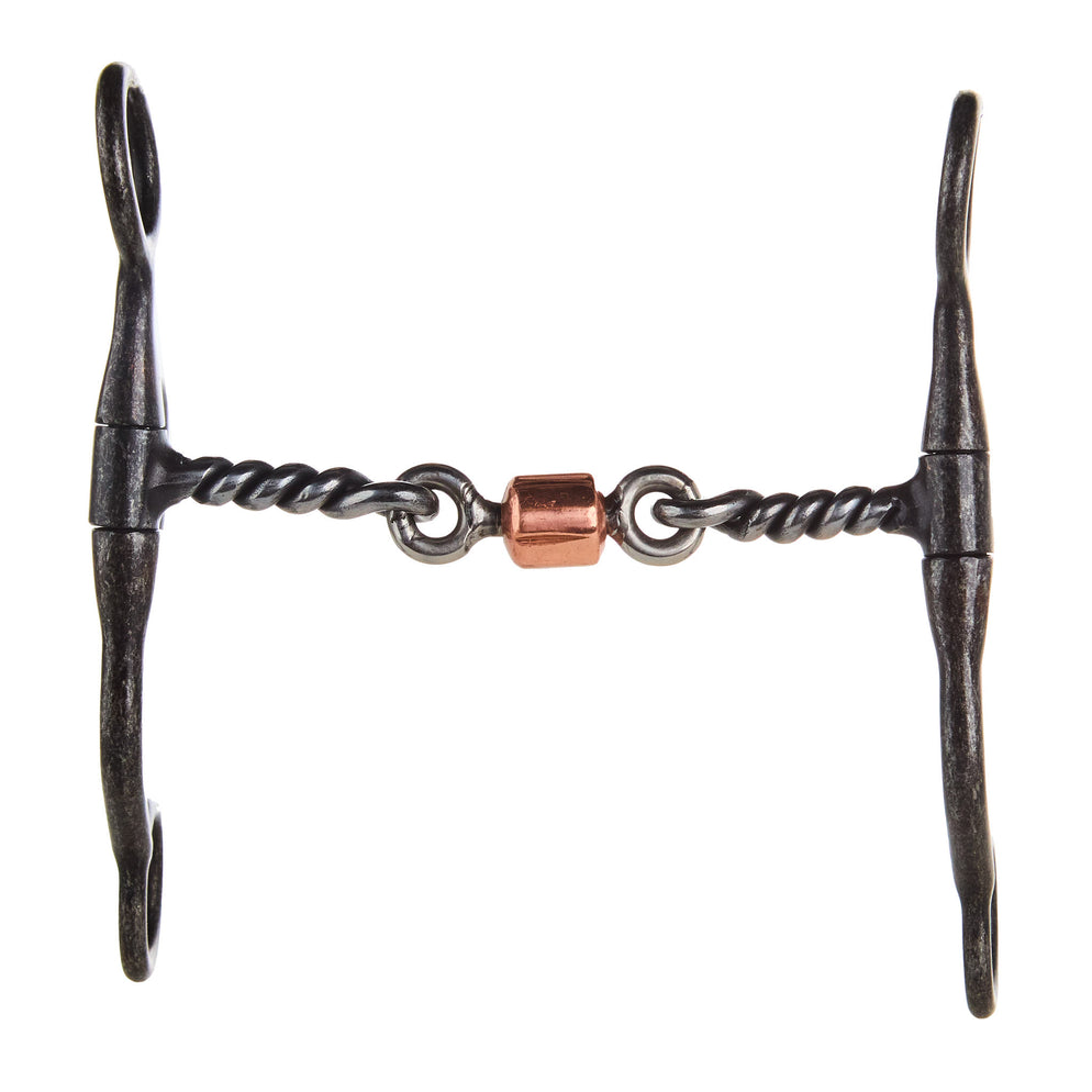 NRS Aged Steel Twisted Dog Bone Copper Roller Shank Bit