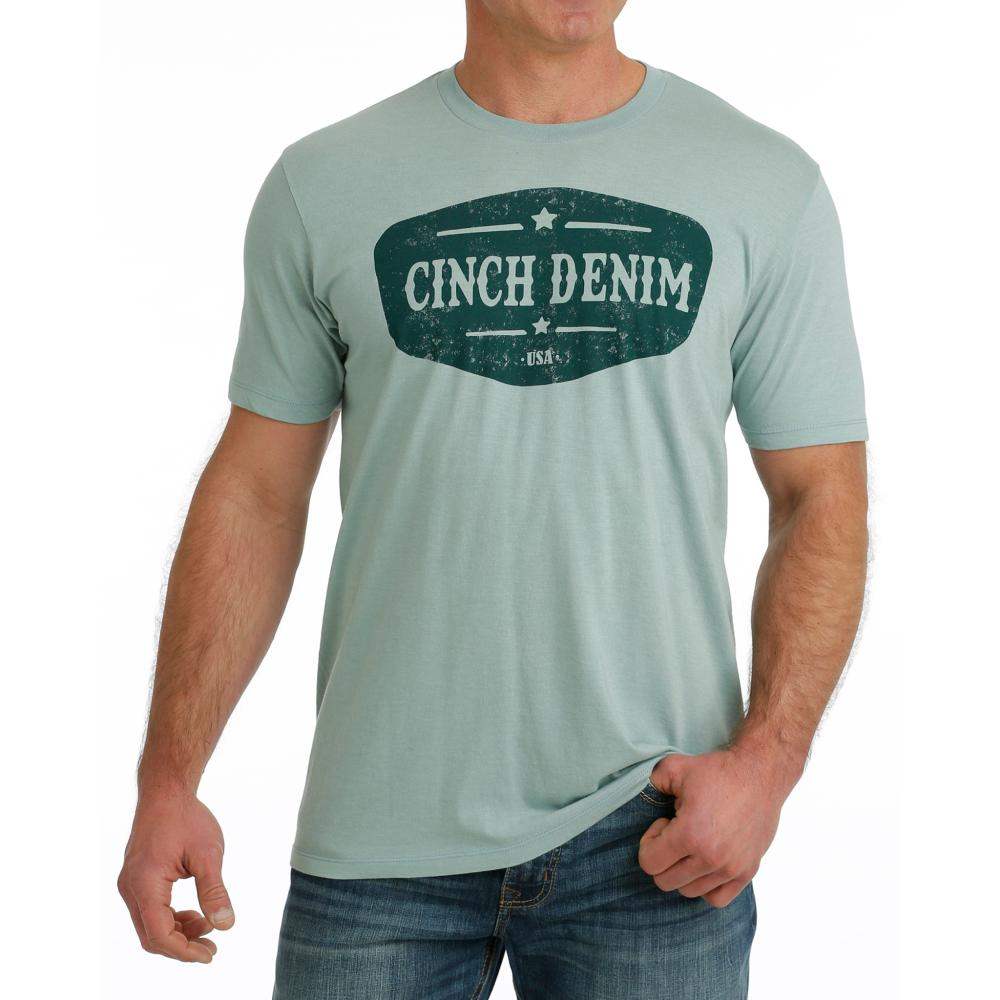 Cinch Men's Mint Graphic Tee