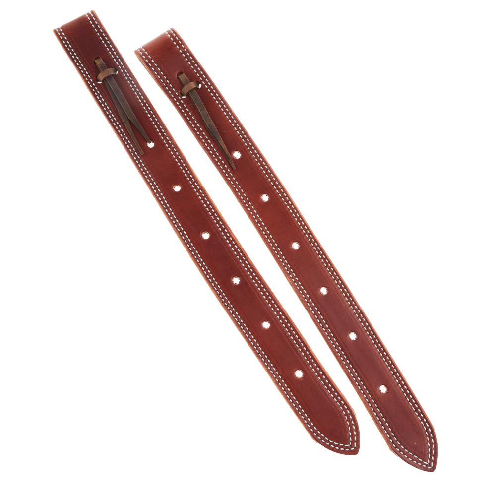 NRS Tack Pair of Double Stitched Pony Flank Billet Straps