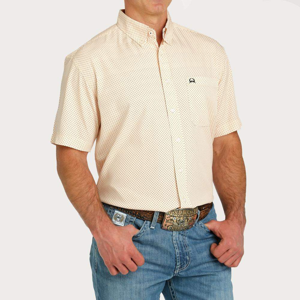 Cinch Men's Peach ArenaFlex Button Down