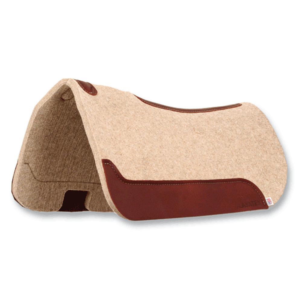 Mayatex SHP8000 Wool Felt Barrel Racer Contour Saddle Pad 32inX30in