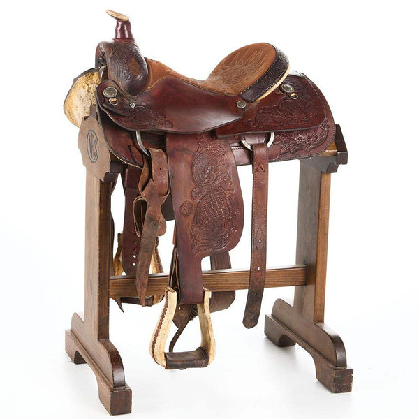 NRS Used 15in Circle Y Team Roping Saddle