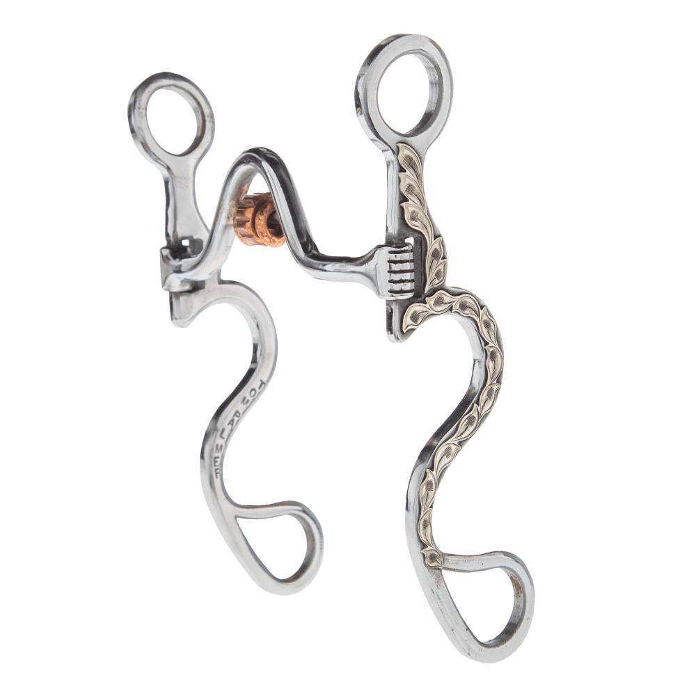 Palmer Bits Spurs Roller Port Cowhorse Long Shank Bit
