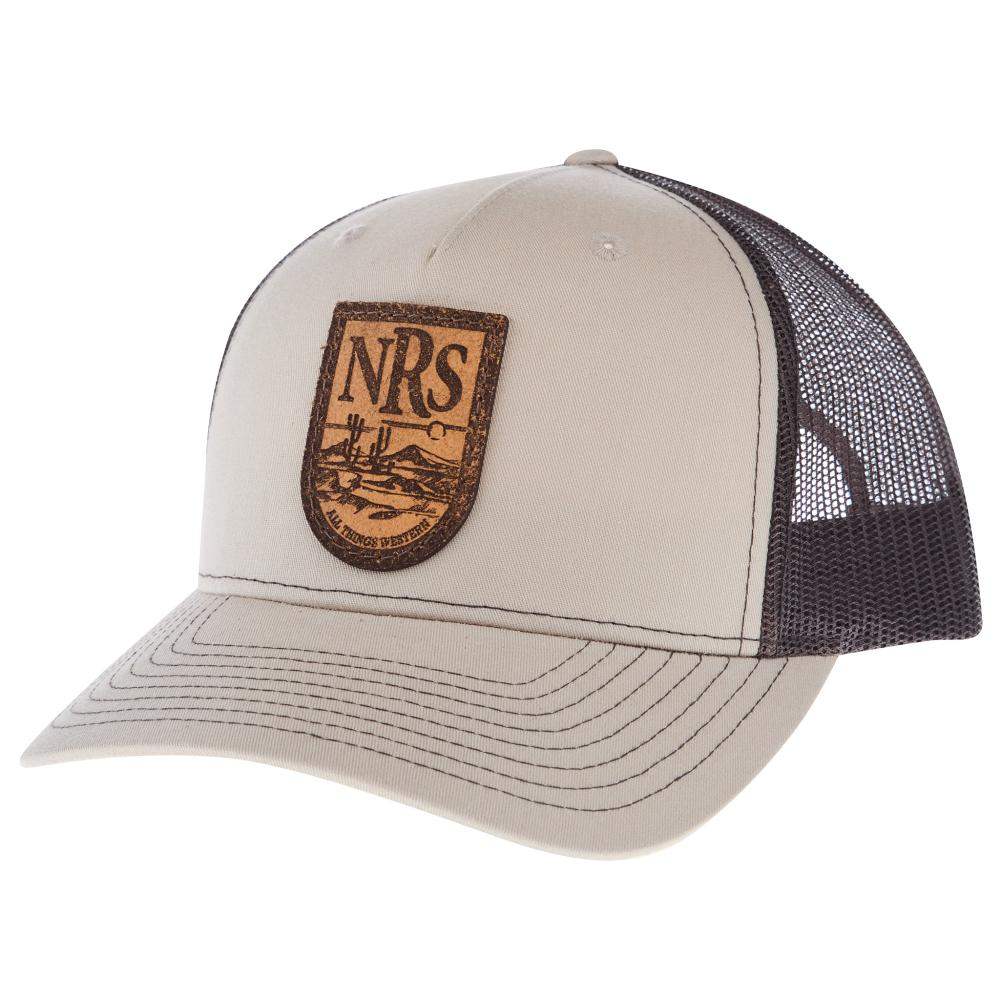 NRS Khaki and Coffee Laser Patch Cap
