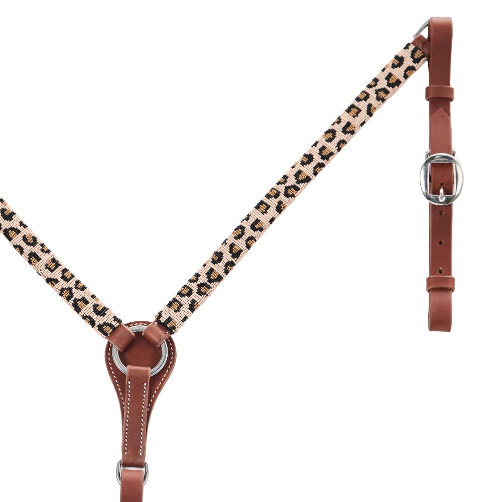 NRS Beaded Leopard Breast Collar