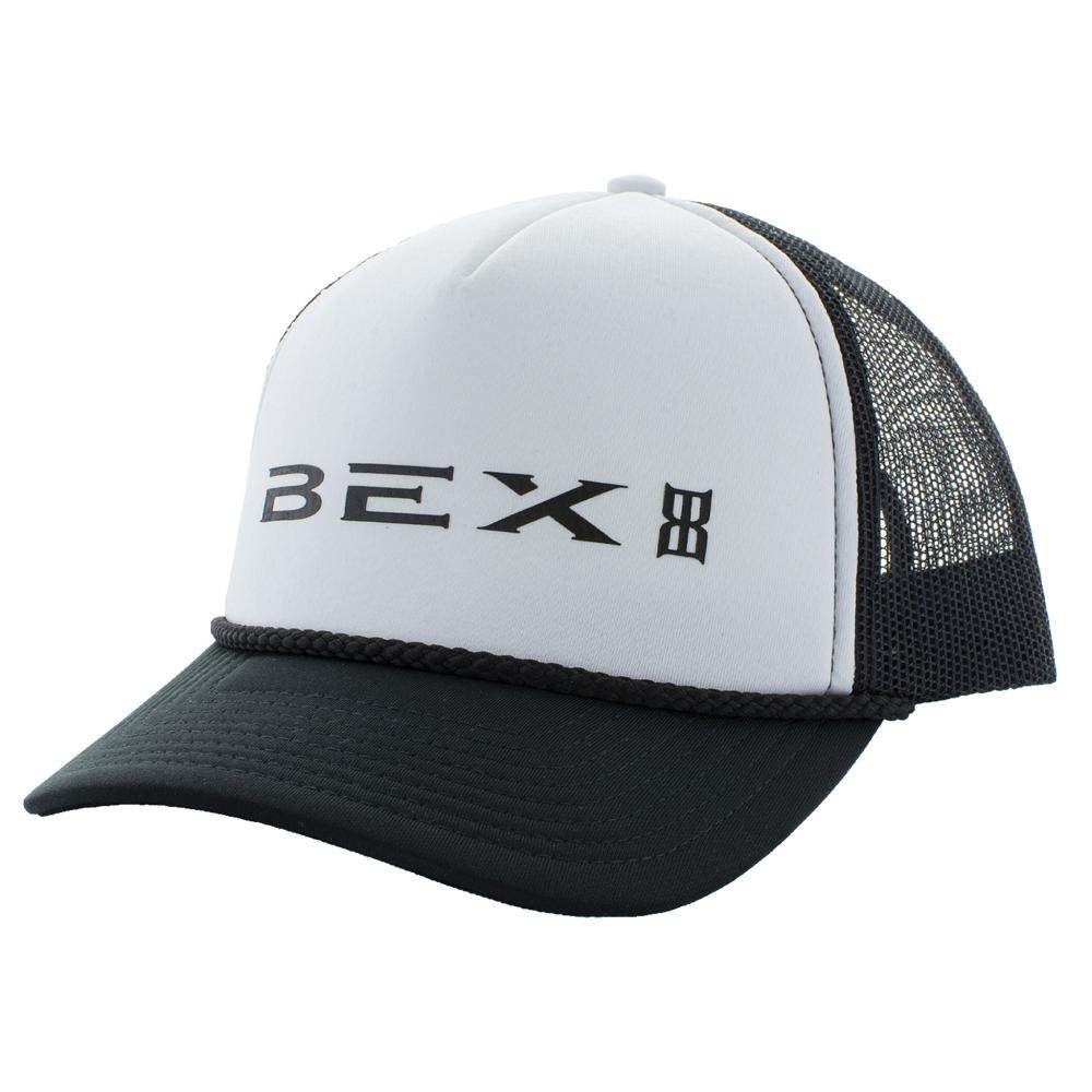 Bex Mens White and Black Cap