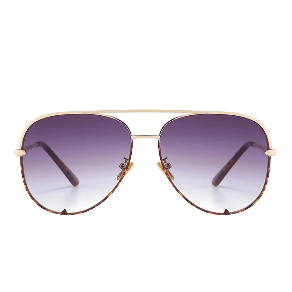 American Bonfire Co. Hollywood Aviator Gradient Grey Sunglasses