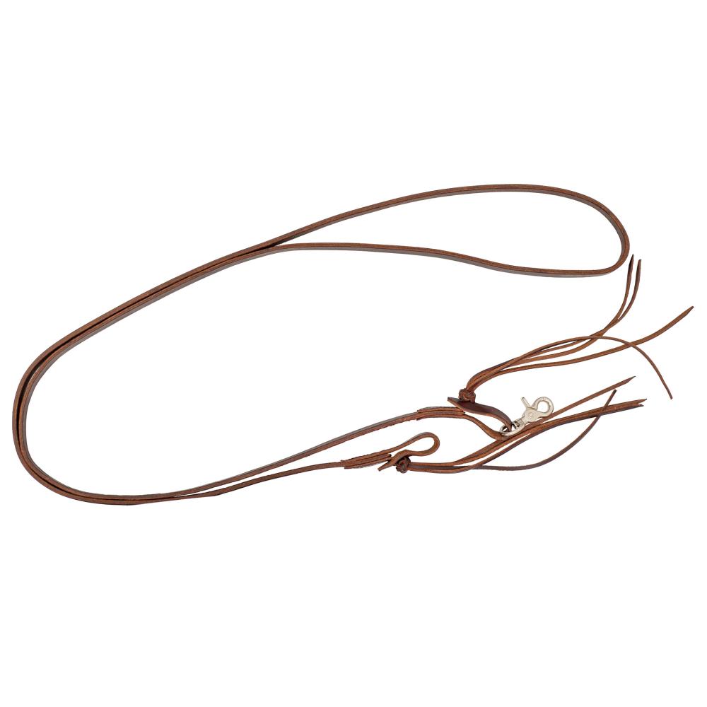 Cowboy Tack 5/8 Inch Chocolate Harness Leather Roping Reins