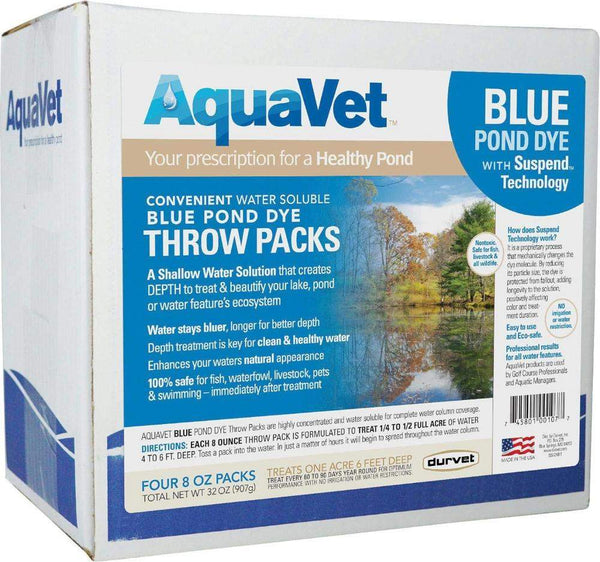 Aquavet Blue Pond Dye Throw Packs