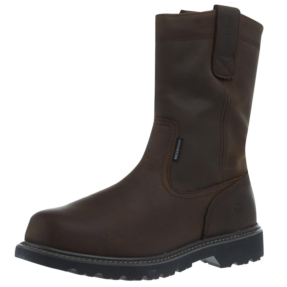 Wolverine Men`s Floorhand 10In Welly Top WP Steel Round Toe Work Boot